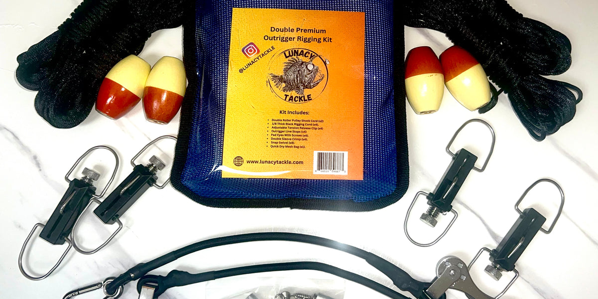 Double Outrigger Rigging Kit — Lunacy Tackle